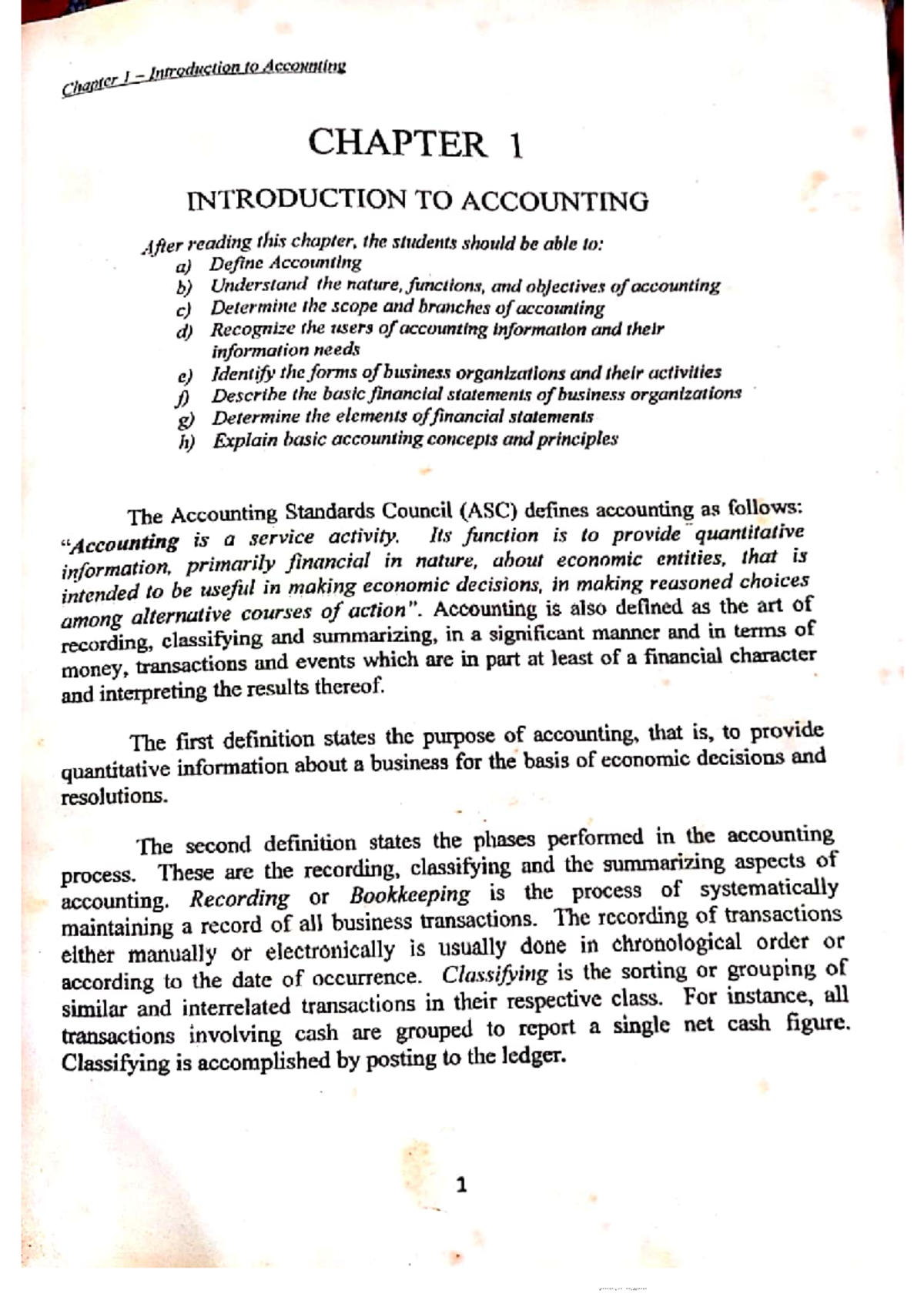Chapter-1 - Fundamental Accounting - Financial Accounting - Studocu