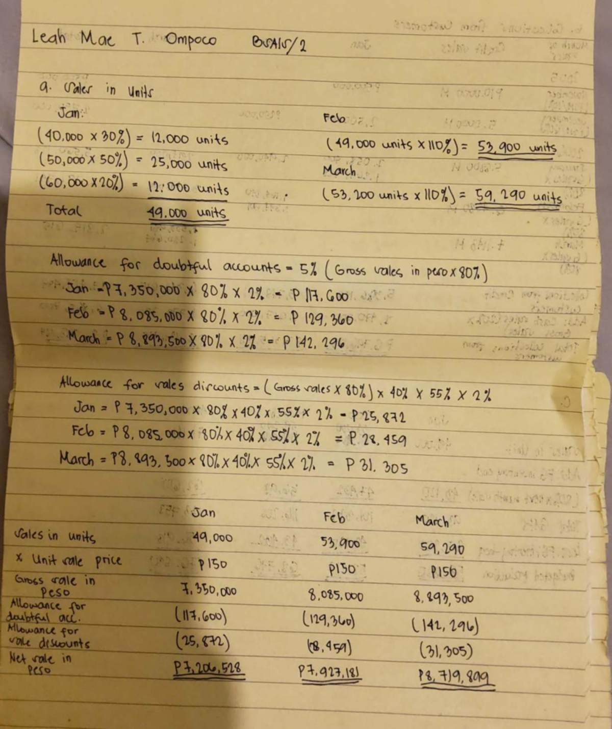 Answer Key for Problems in Chapters 5 & 6 (Course Code: MATH101) - Studocu