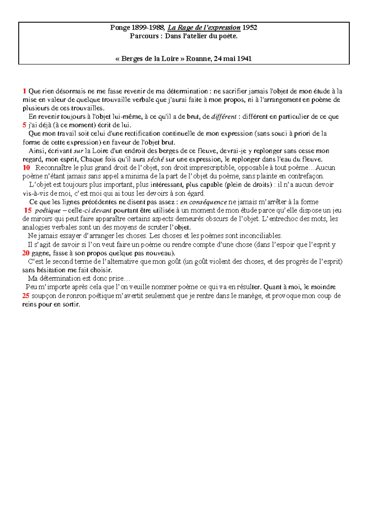 Analyse du Poème "Courage" de Paul Eluard - FREN 101 Lecture Notes ...