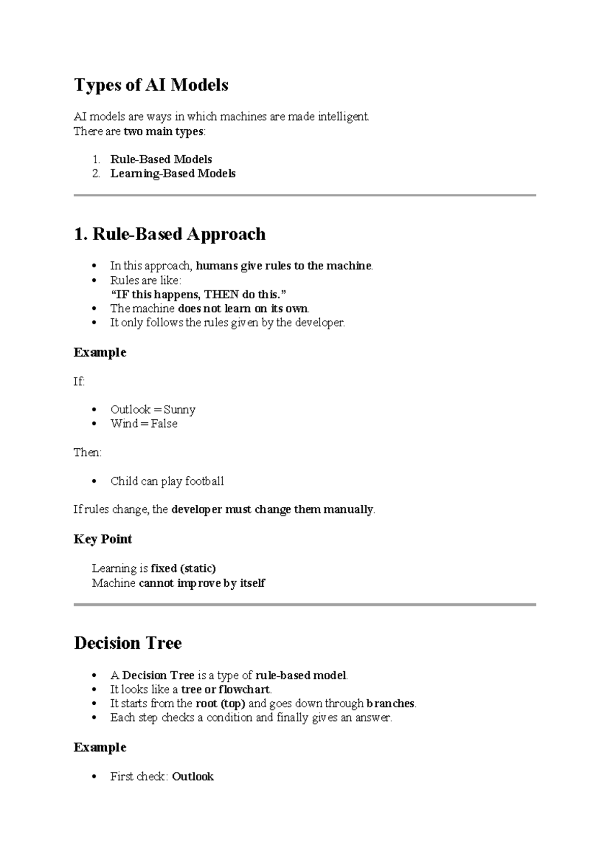 Types of AI Models: Supervised, Unsupervised, and Reinforcement ...