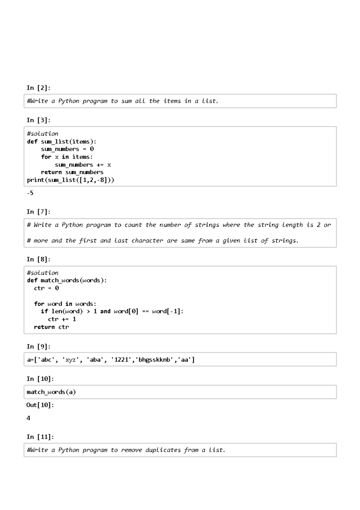 Python program practice 1 - 5/3/2018 Let's Do Together - Session 1 - Studocu