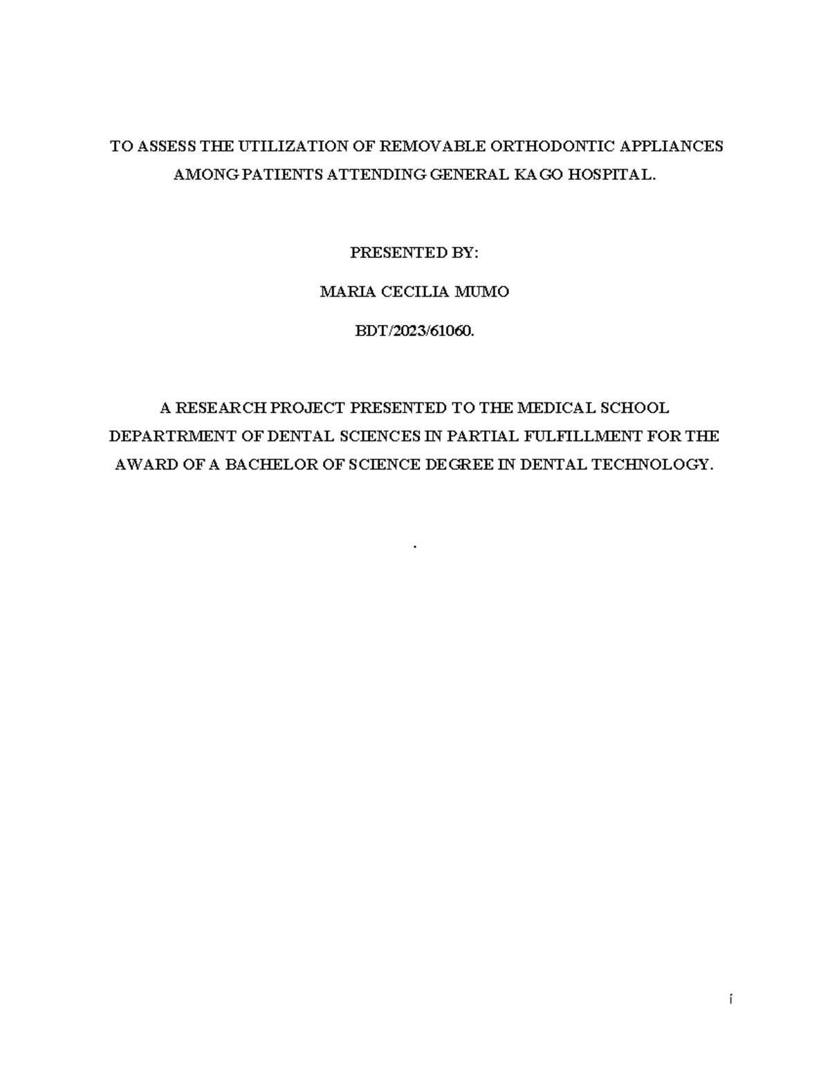 Utilization of Removable Orthodontic Appliances: A Study at General ...