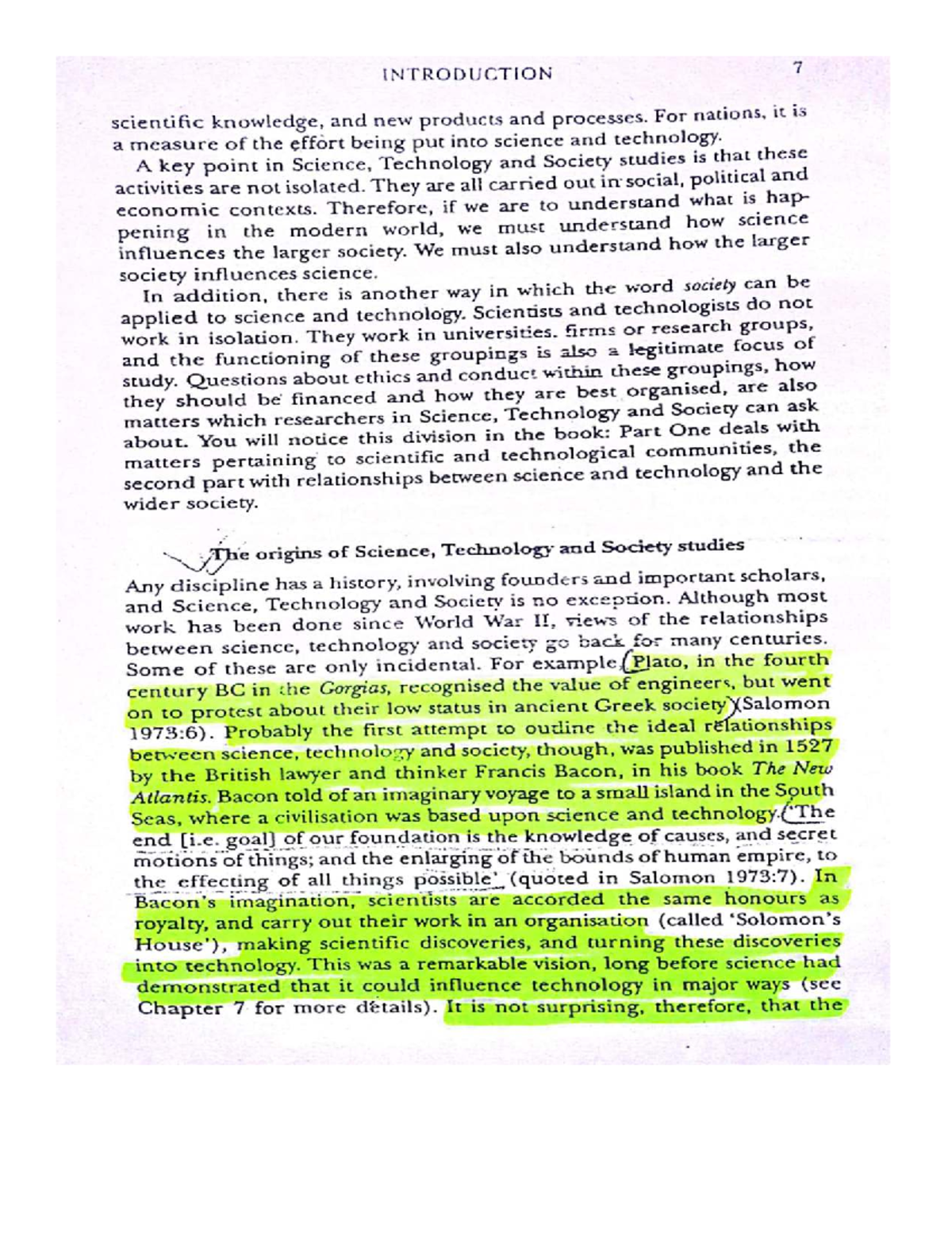 STT 101: Introduction to Science, Technology, and Society Concepts ...