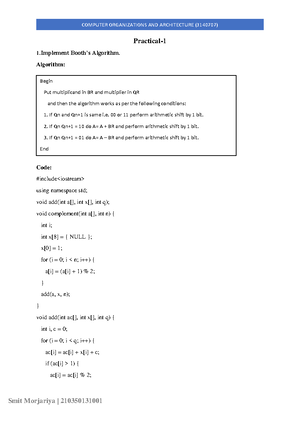 COA Practical List - Practical- Aim :- Study of basic architecture of 8085 microprocessor ...
