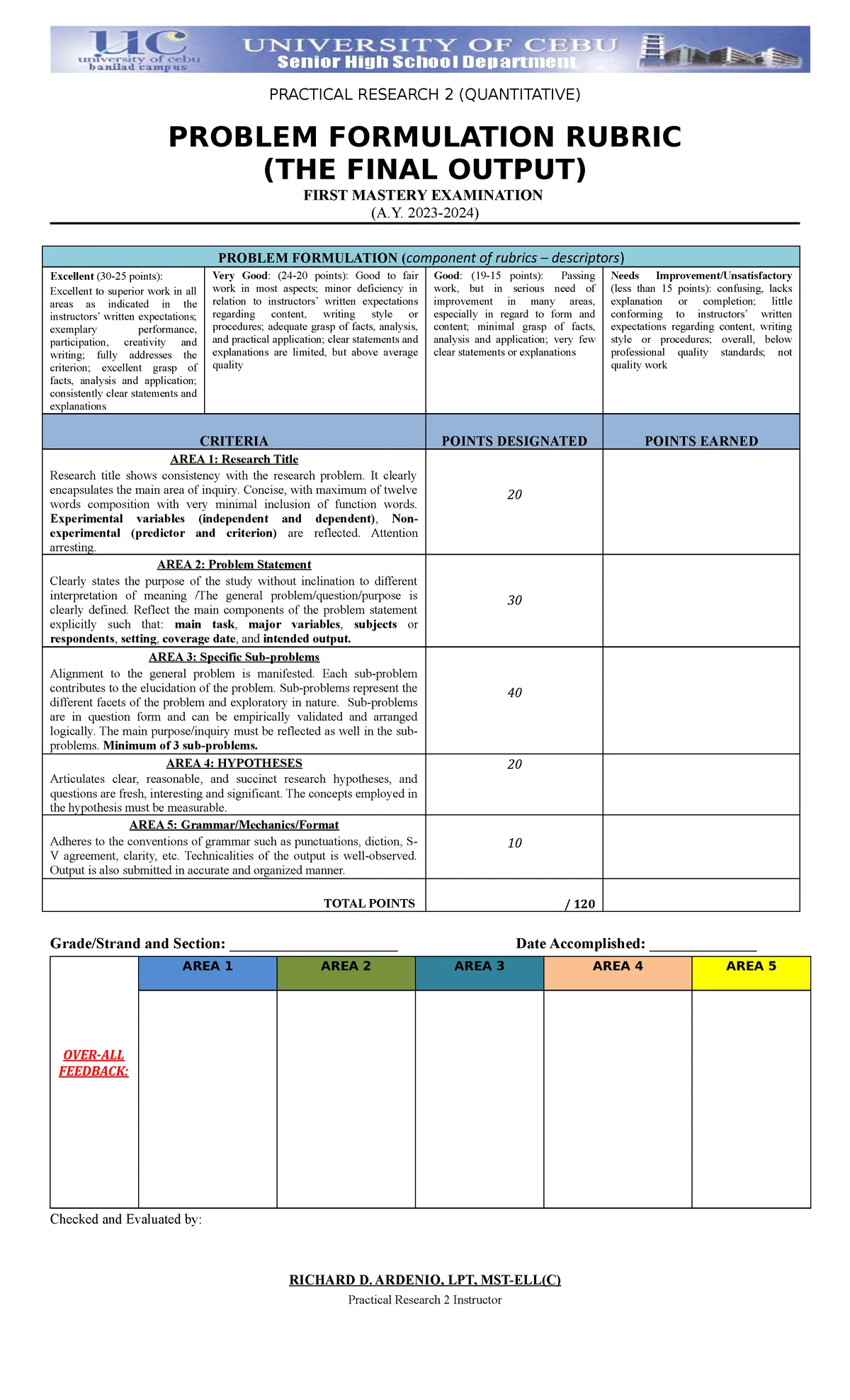 Activity-2 - True or False Directions: Write TRUE if the statement is ...