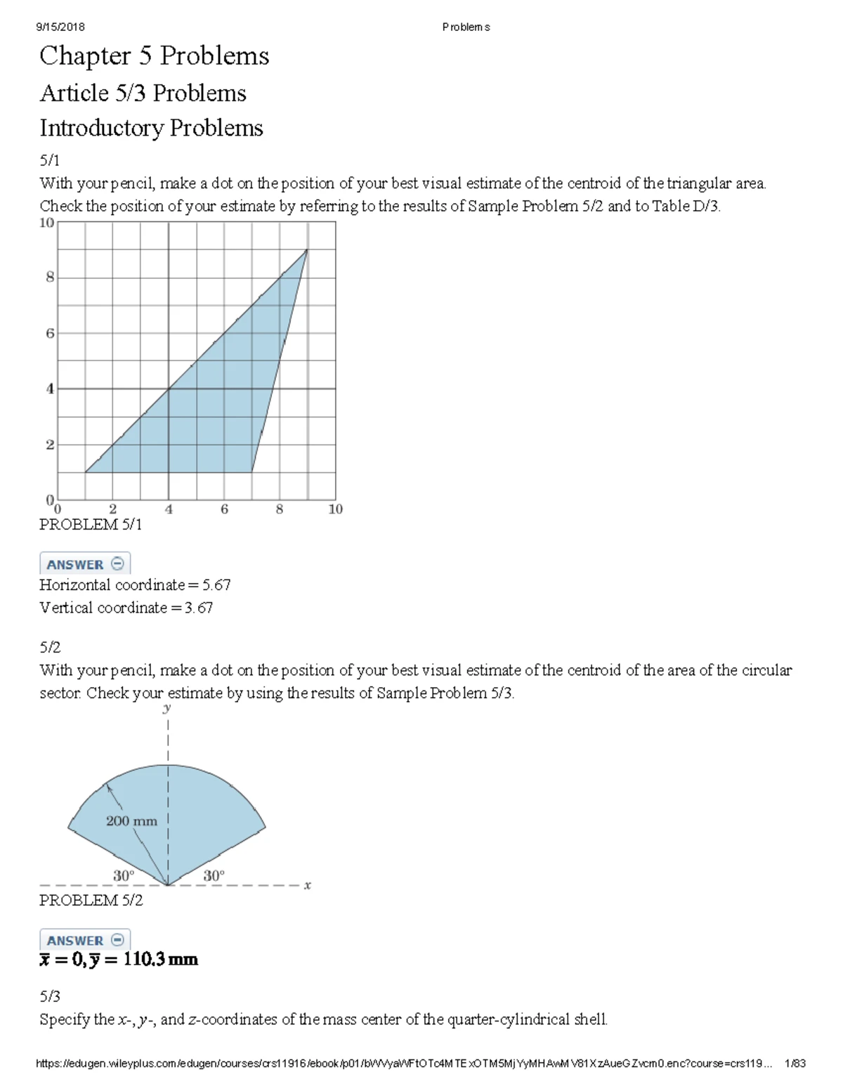 181 chapter 4 problems - Print this page Chapter 4 Problems Article 4/3 ...