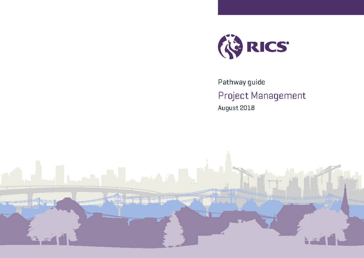 RICS Project Management Pathway Guide for Chartered Surveyors - Studocu