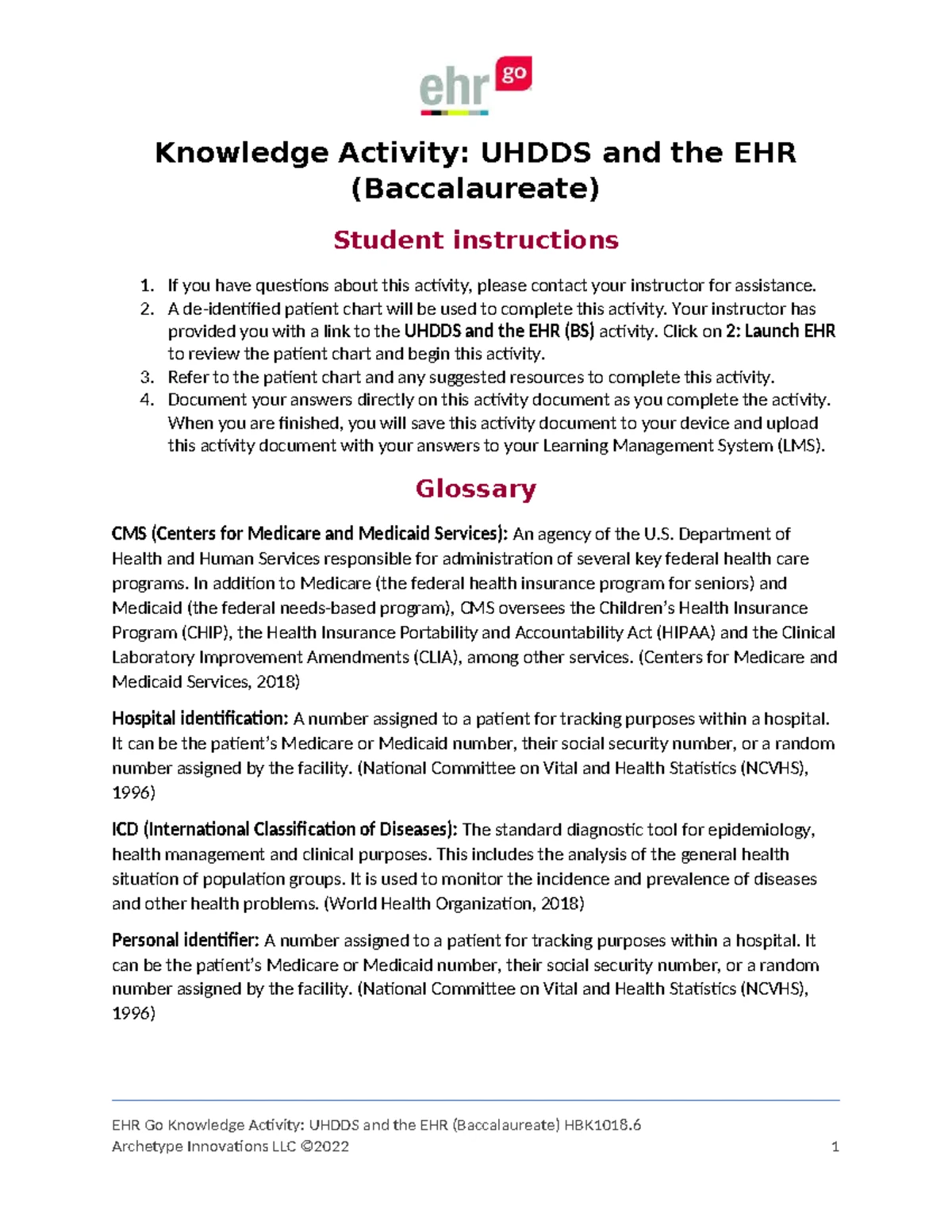 14g - Chapter 13 Assignment - EHR Go - HIE - Question 1 2 pts 1. The ...