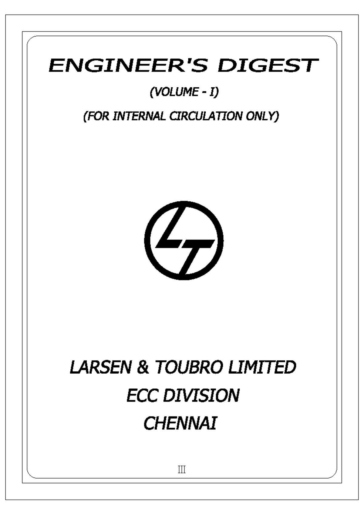 Engineers digest - FORMULAS & DEFINITIONS - DIGEST (VOLUME I) (FOR ...