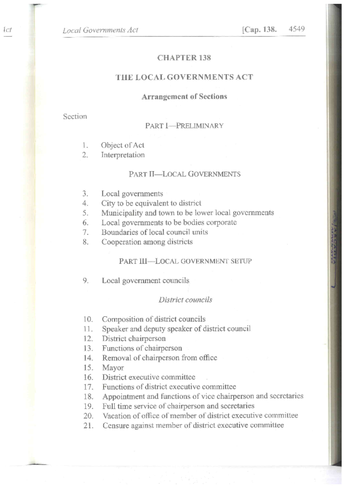 Local Governments Act - Comprehensive Overview of LGA Amendments - Studocu