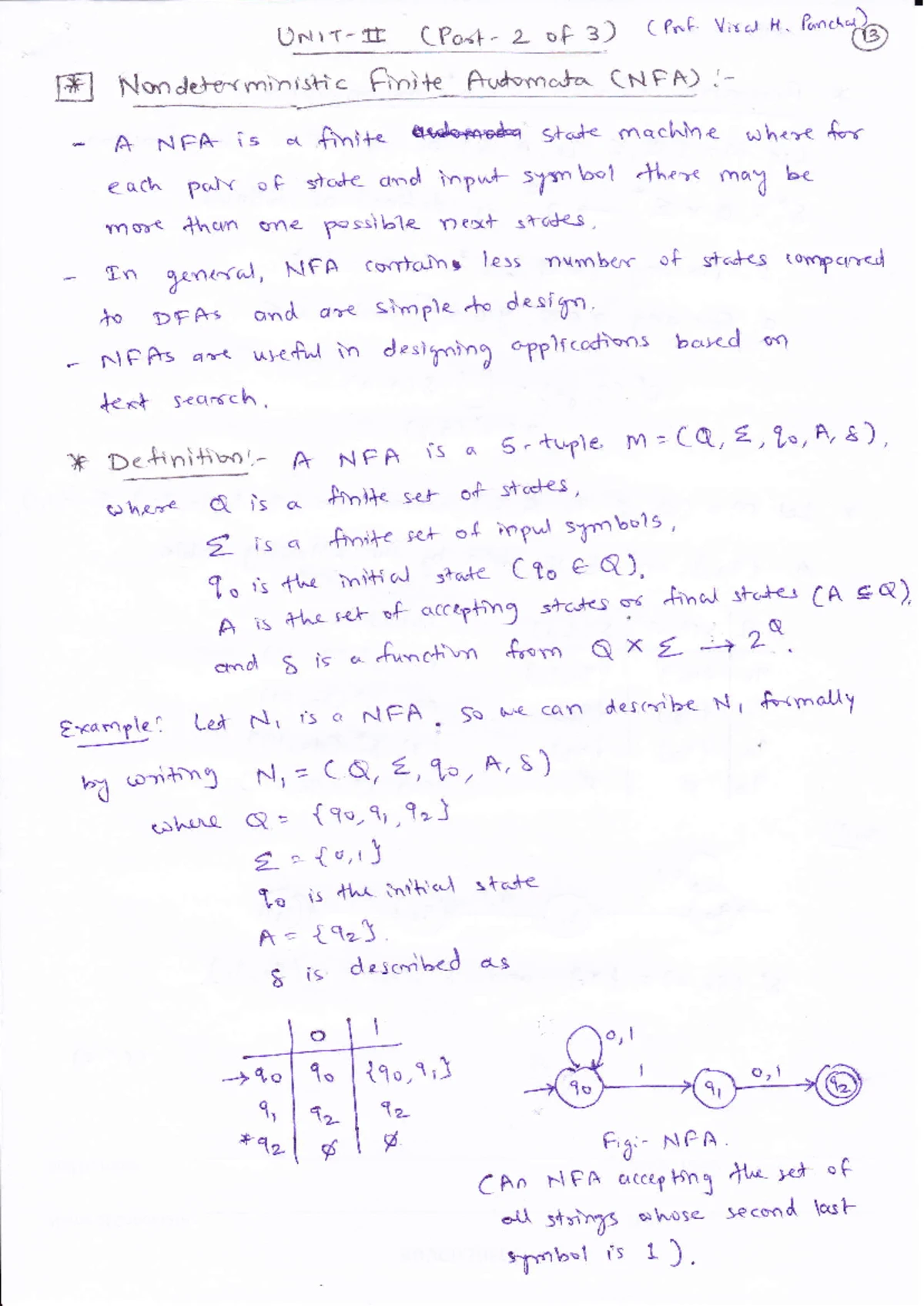 6. TOC Question bank - Ahmedabad Institute of Technology CE Department Theory of Computation ( 3 ...