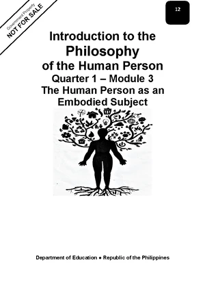 ADM Philo- Module-1 - module and ppt - Introduction to Philosophy of the Human Person Quarter 2 ...