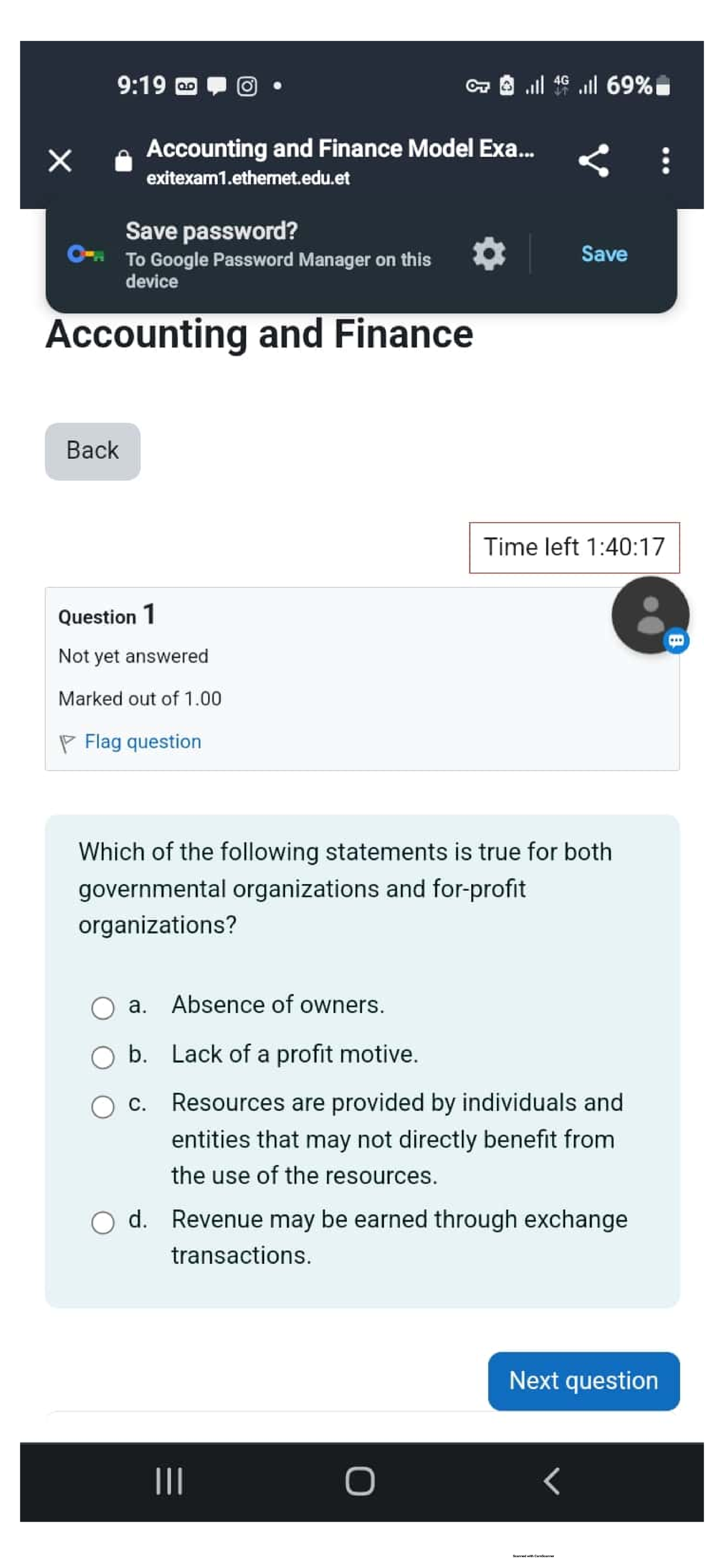 Model Exit Exam - Exit exam with answers - financial accounting - Studocu