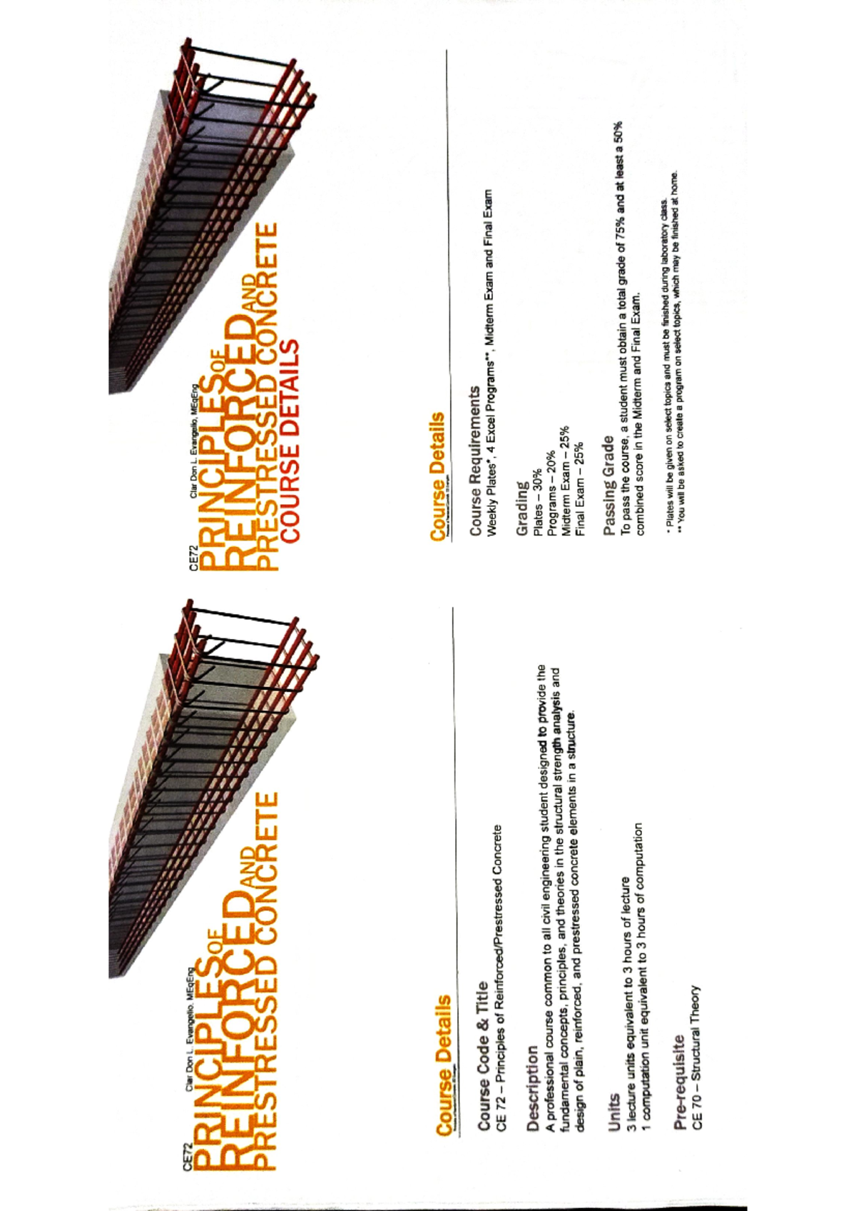 CE72 - Principles of Reinforced and Prestressed Concrete: Week 1 Notes ...