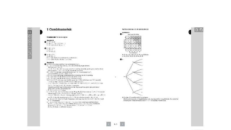Diagnostische Toets Combinatoriek 1.1: Som- en Productregels - Studeersnel