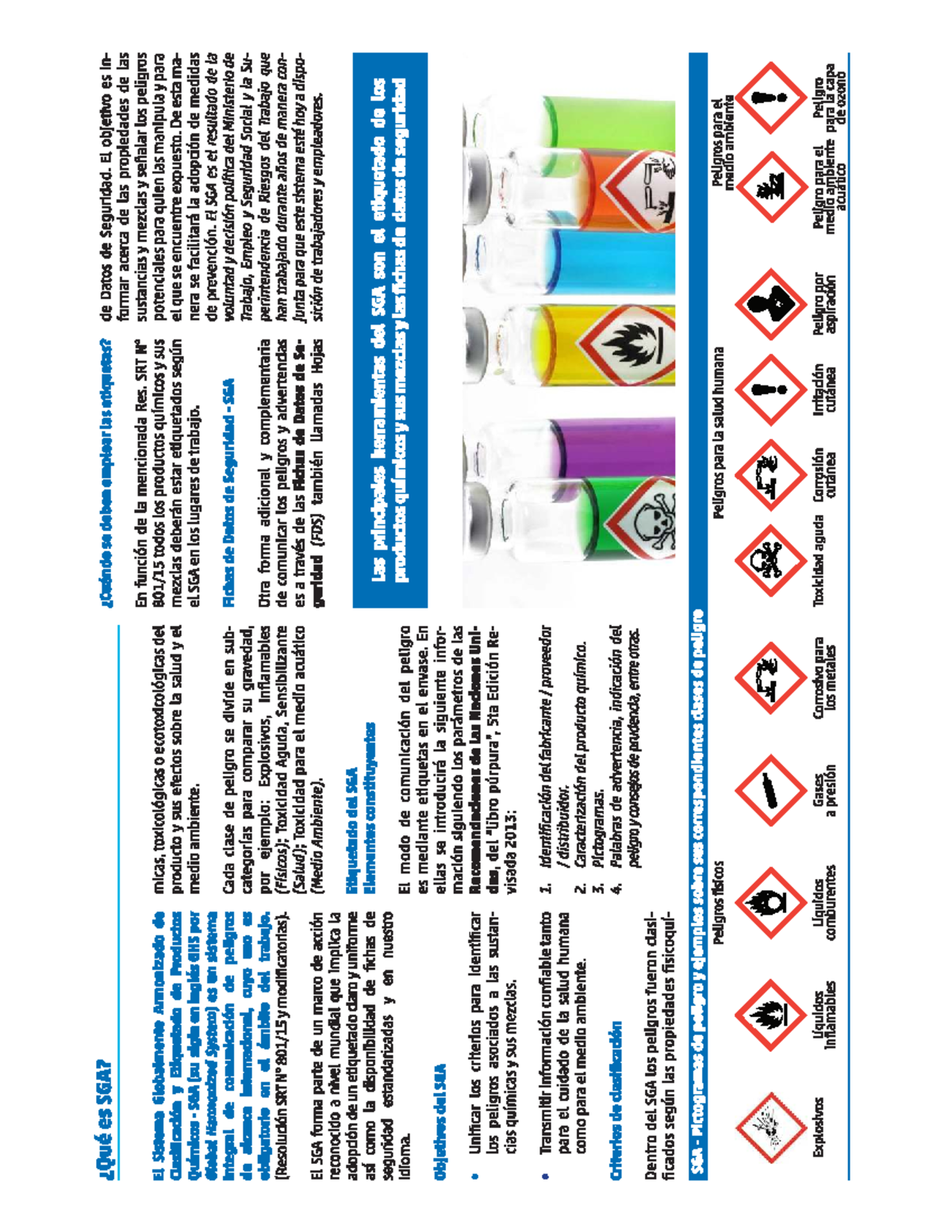 Qué es el SGA y su importancia en la clasificación y etiquetado de ...
