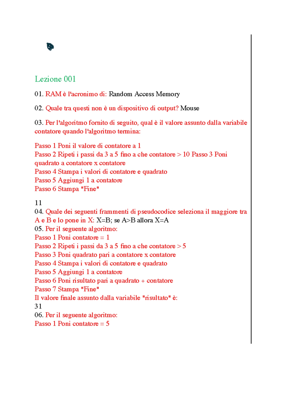 Esercitazione 11.3: Tipi di Calcolatori Digitali a Transistor e ...