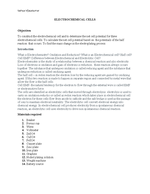 Lab Report-Identifying an Unknown Substance - Lab Report: Identifying ...