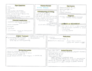 RSV: Bronchiolitis Peds Concept Map - Begins with VRI sometimes OM ...