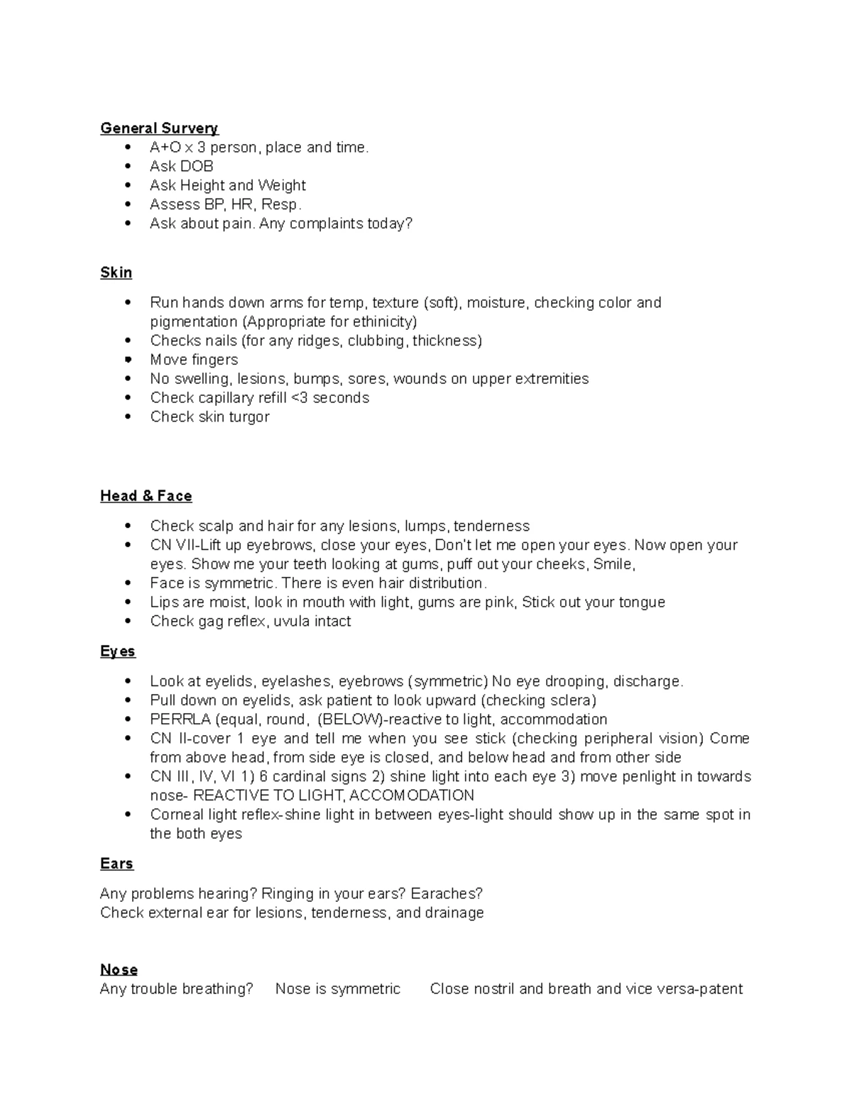 Shadow Health Interview Guide - Interview Guide for ShadowHealth ...