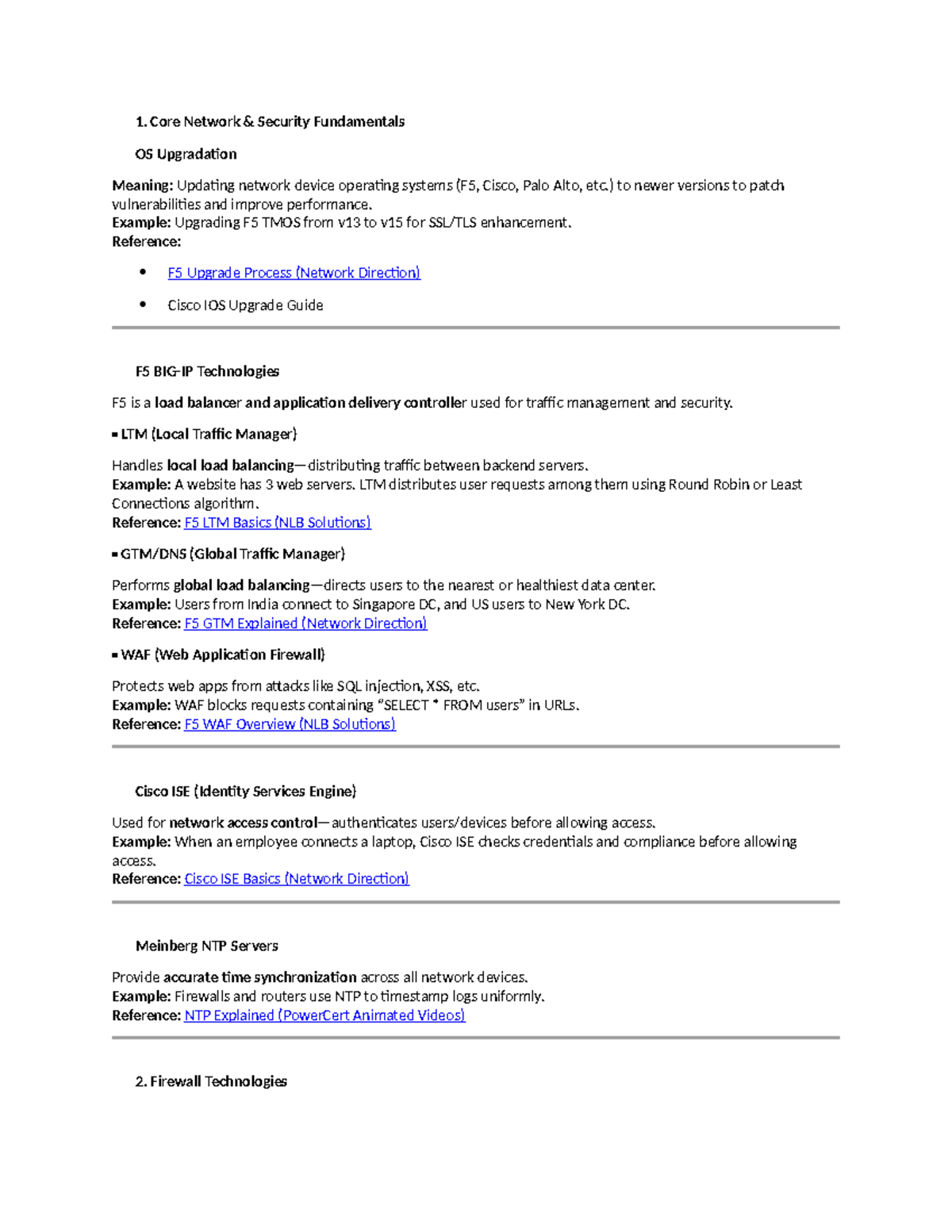 Roadmap to Big IP LTM & GTM F5 Load Balancer (Network Security) - Studocu