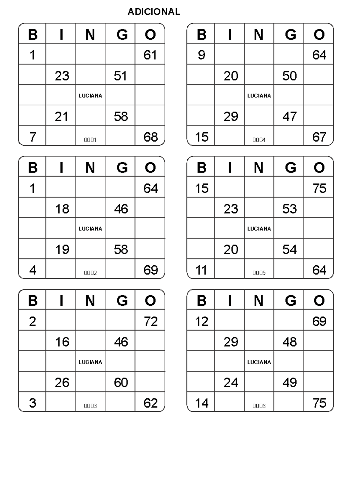 LUCIANA BINGO Analysis - 555555555 - 123111111111 - Studocu