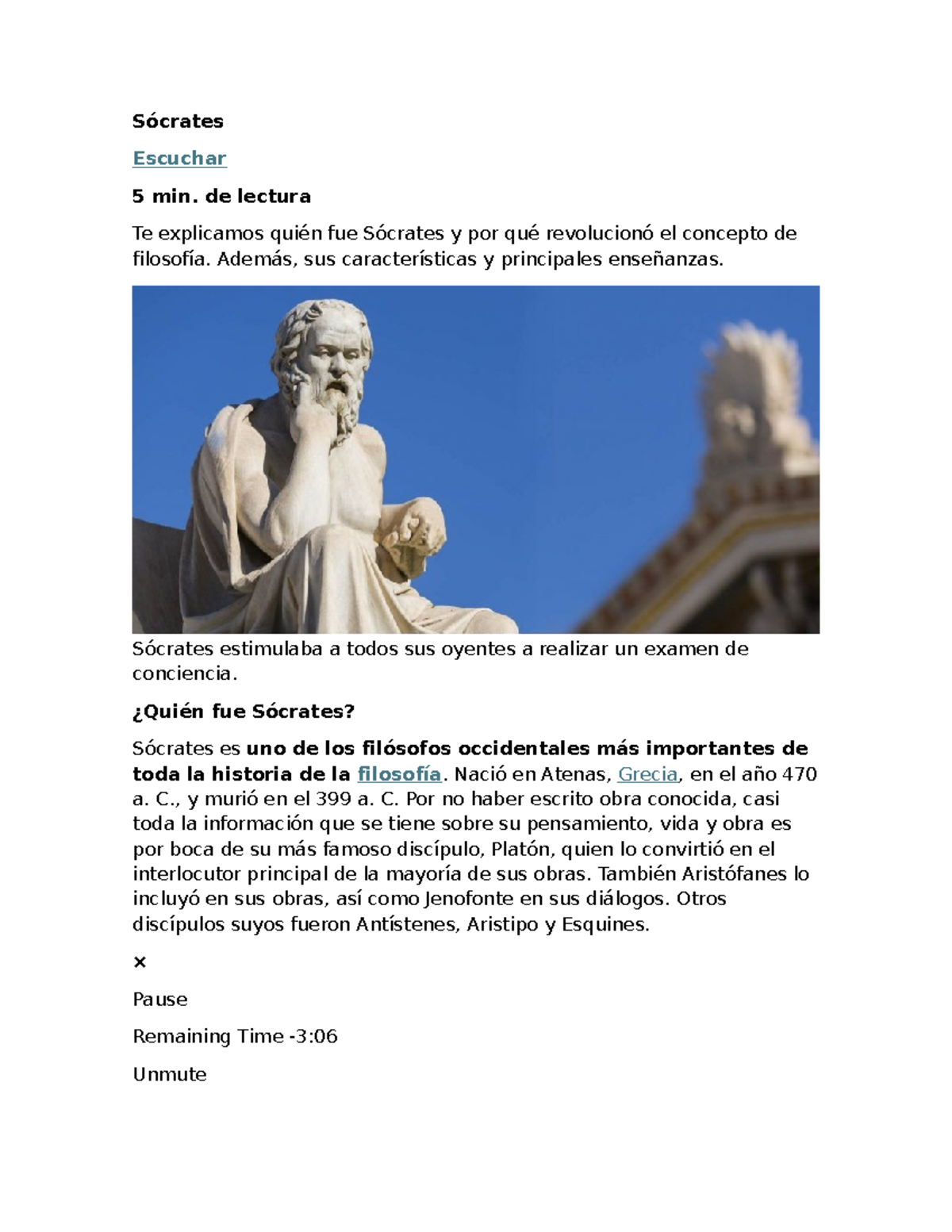 Sócrates: Revolución en la Filosofía y su Legado - Studocu