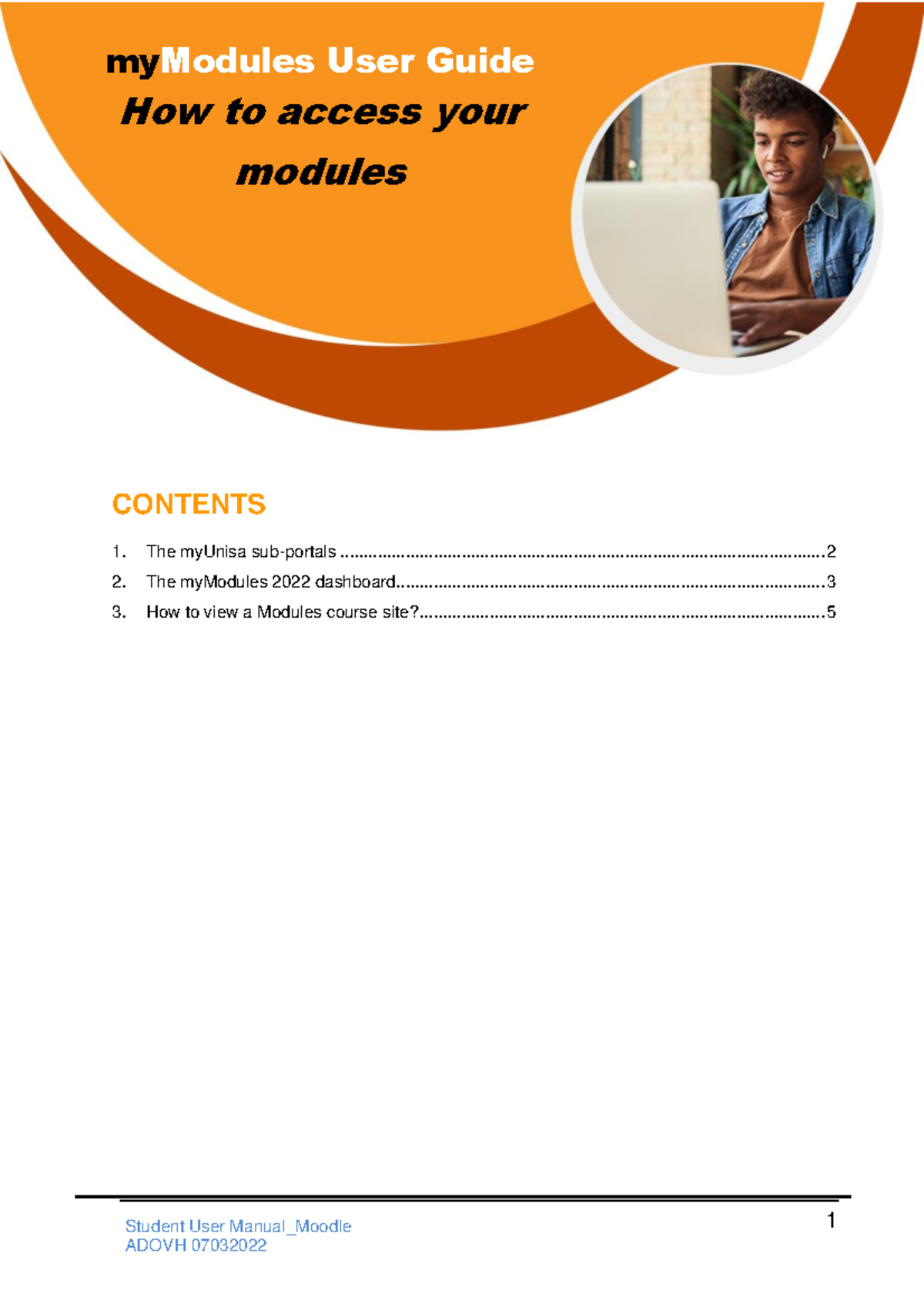 myModules User Guide: Accessing Your Modules Effectively - Studocu