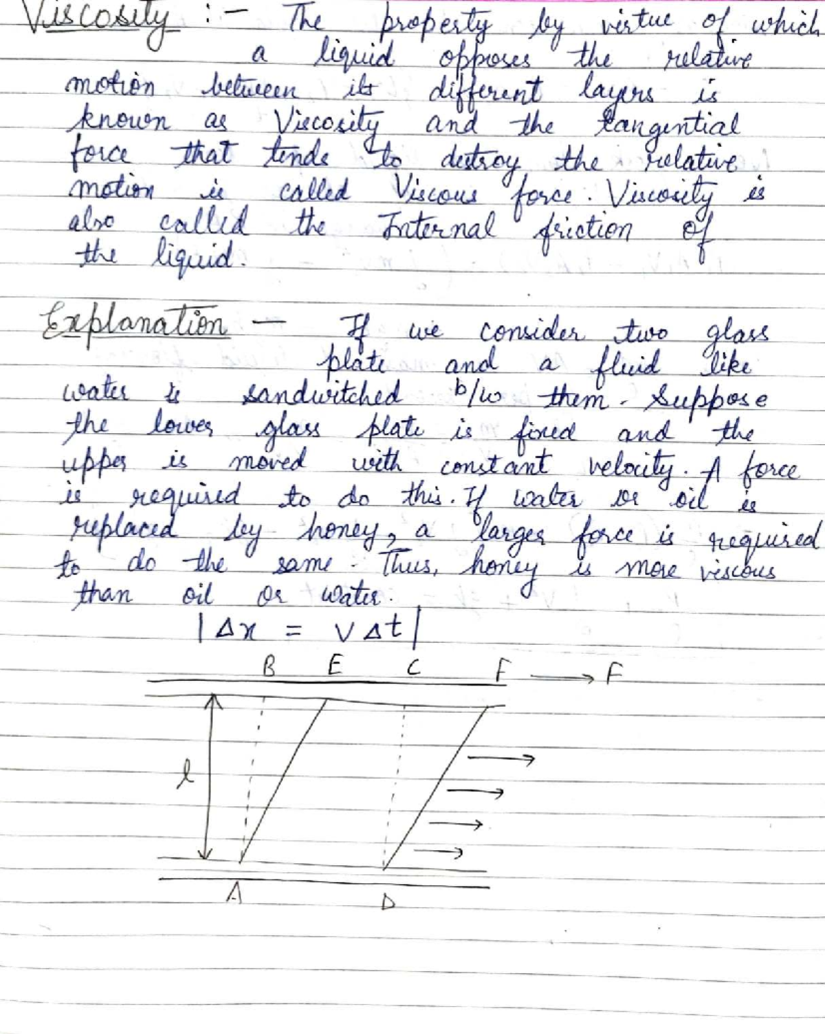 Viscosity: Understanding Fluid Resistance and Terminal Velocity - Studocu