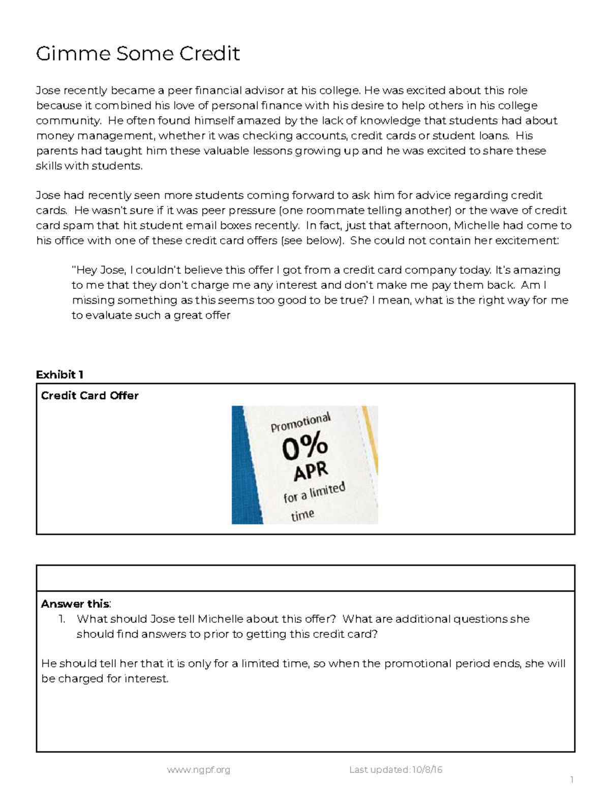 Case Study: Understanding Credit Management - 17164905 - Studocu