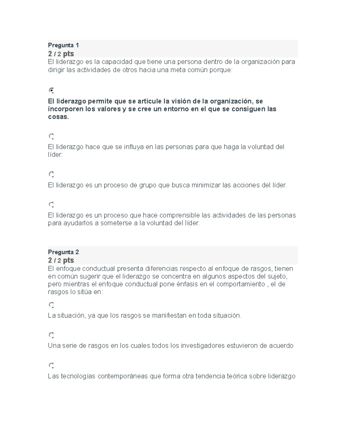 Evaluacion final - Escenario 8 Primer Bloque- Teorico - Virtual Liderazgo Y Pensamiento - Studocu