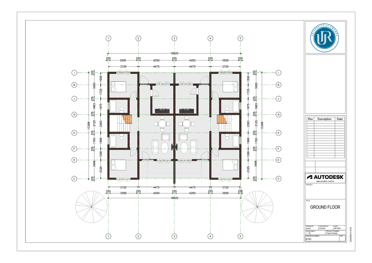 Ground Floor Plan - Project Number and Details - Revit Document - Studocu