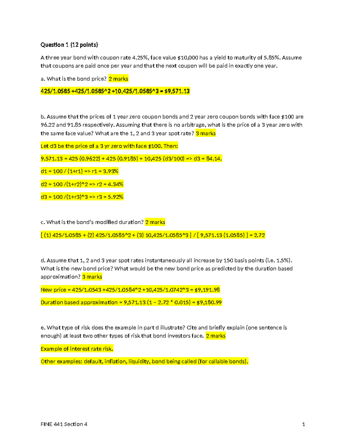 IPM 441 Final Exam Solutions 2022 - Studocu