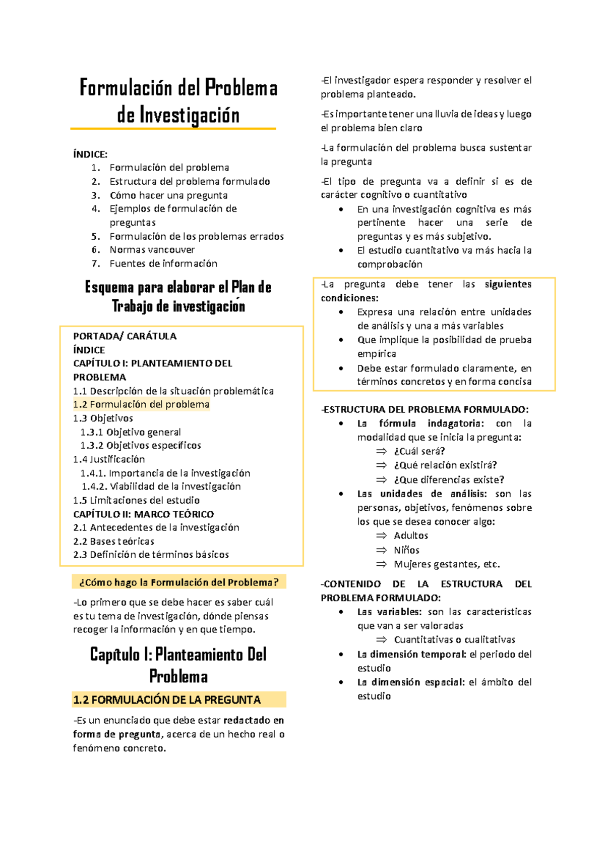 Tema 2: Formulación del Problema de Investigación - Guía y Ejemplos ...