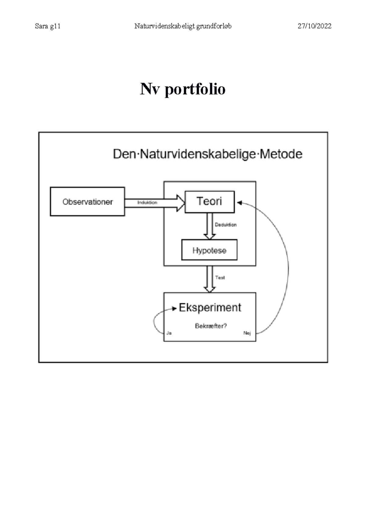 Nv Portfolio - Naturvidenskab Pensum G11 2023 - Studocu