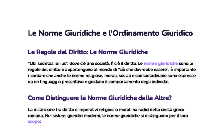 Le Norme Giuridiche e il Diritto: Analisi e Riflessioni (CORSO 123 ...