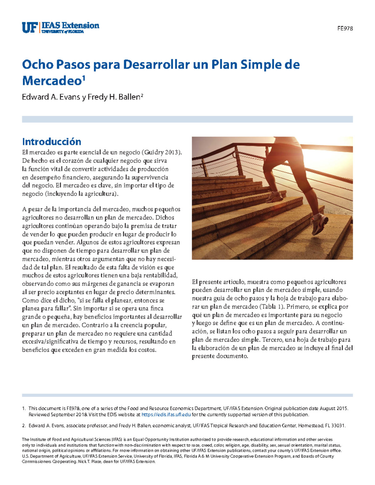 Ocho pasos para el plan de mercadeo - FE Ocho Pasos para Desarrollar un Plan Simple de Mercadeo ...