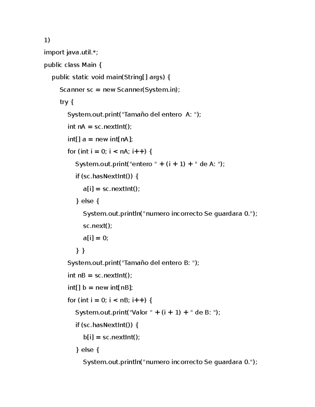 Estructura de Datos: Ejercicio 3 en Java - Studocu
