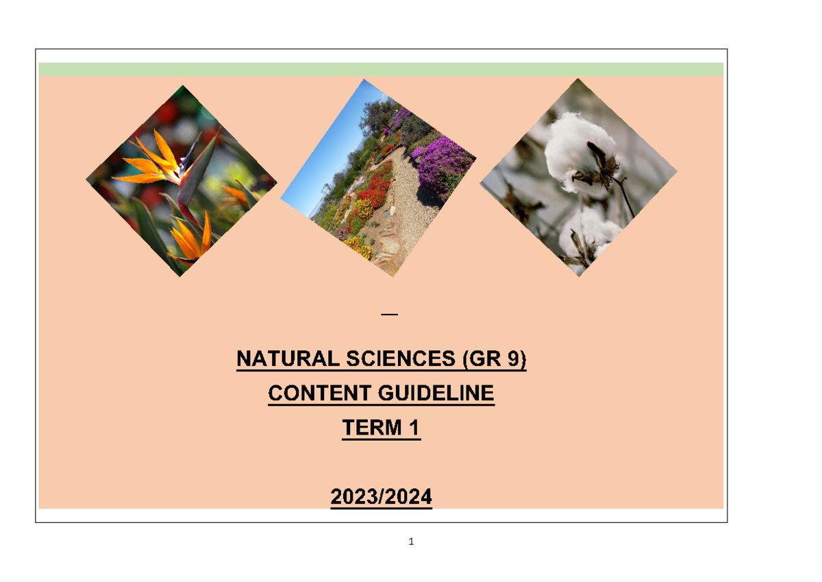 Grade 9 Natural Sciences: Cells, Systems, and Reproduction Notes - Studocu