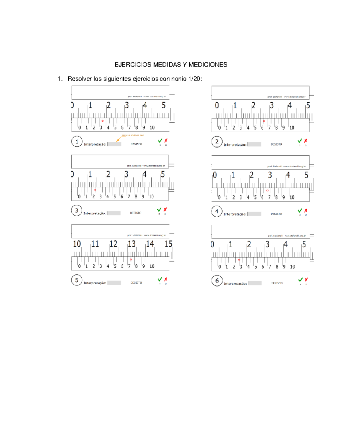 Ejercicios Medidas Y Mediciones - EJERCICIOS MEDIDAS Y MEDICIONES ...