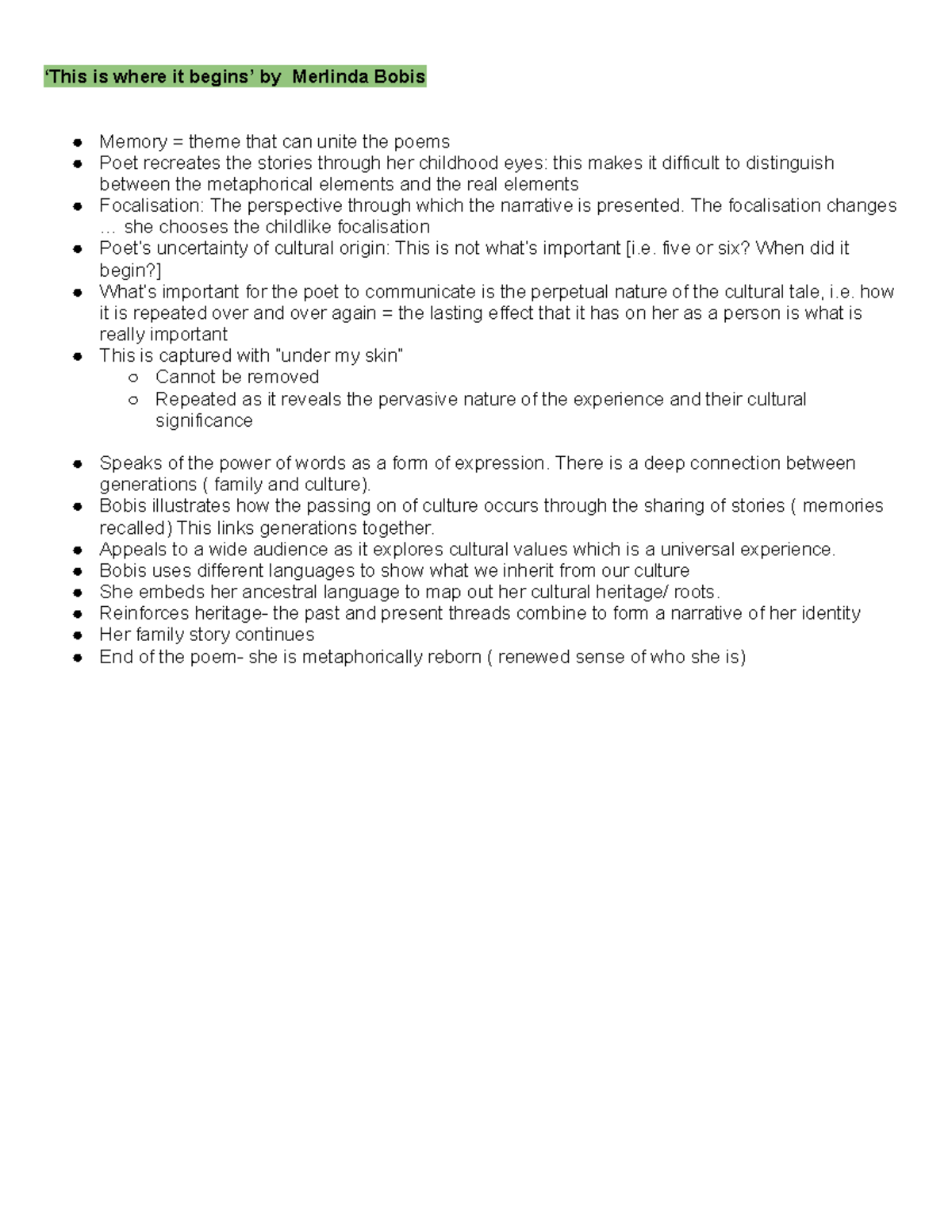 Notes - Module A Poetry Analysis: Contemporary Asian Australian Poets ...