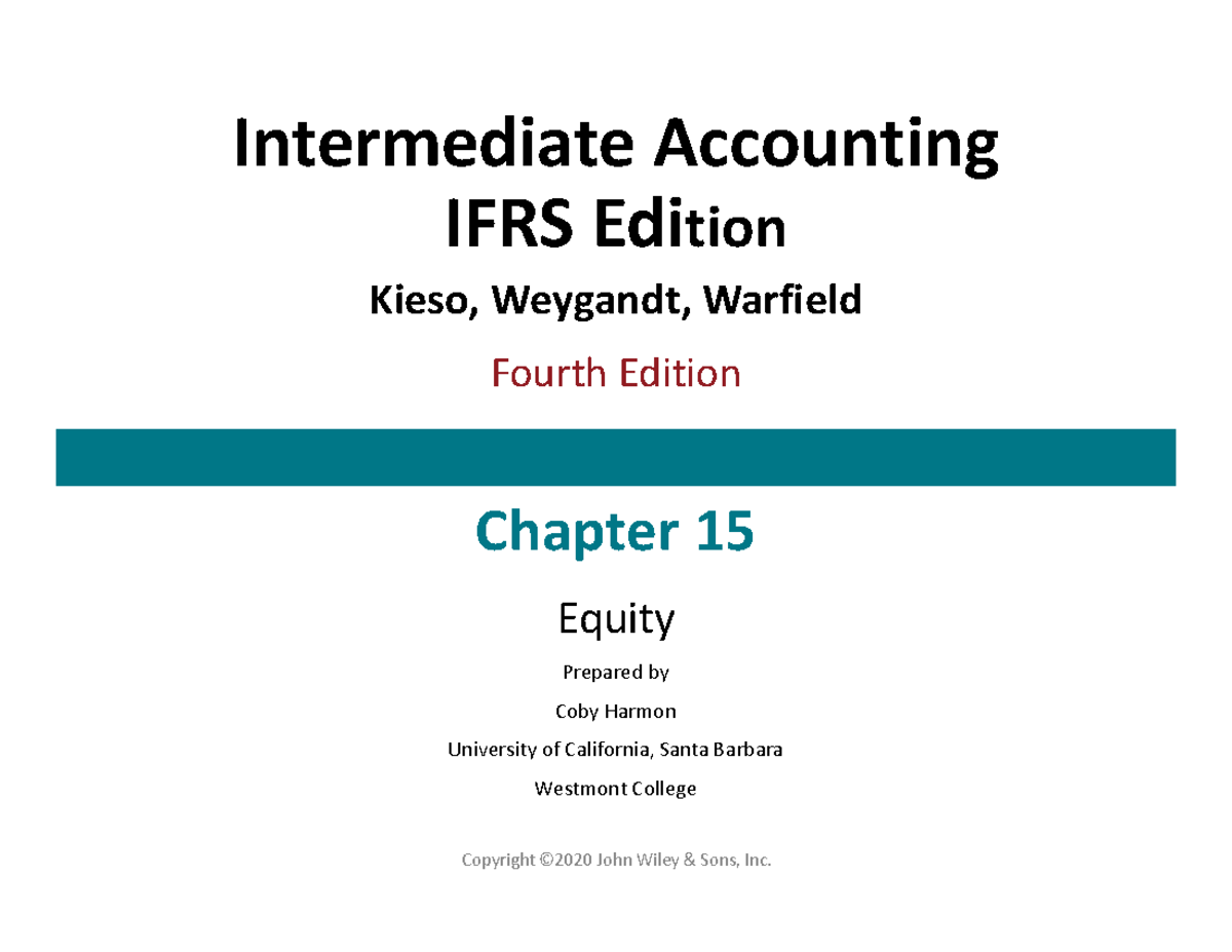 Ch15 Kieso IFRS4 PPT (PDF) - Intermediate Accounting IFRS Edition Kieso ...