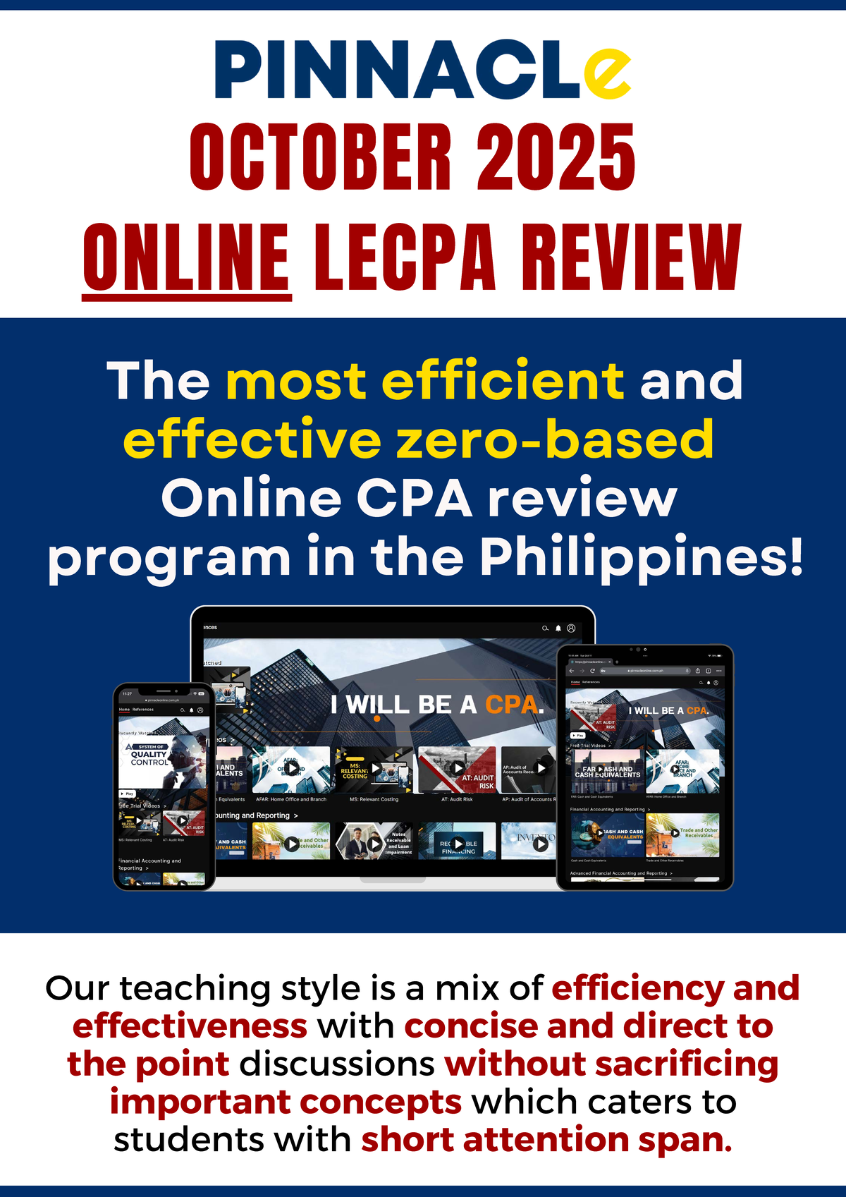 October 2025 Online LECPA Review Promo: Maximize Your Study Efficiency ...