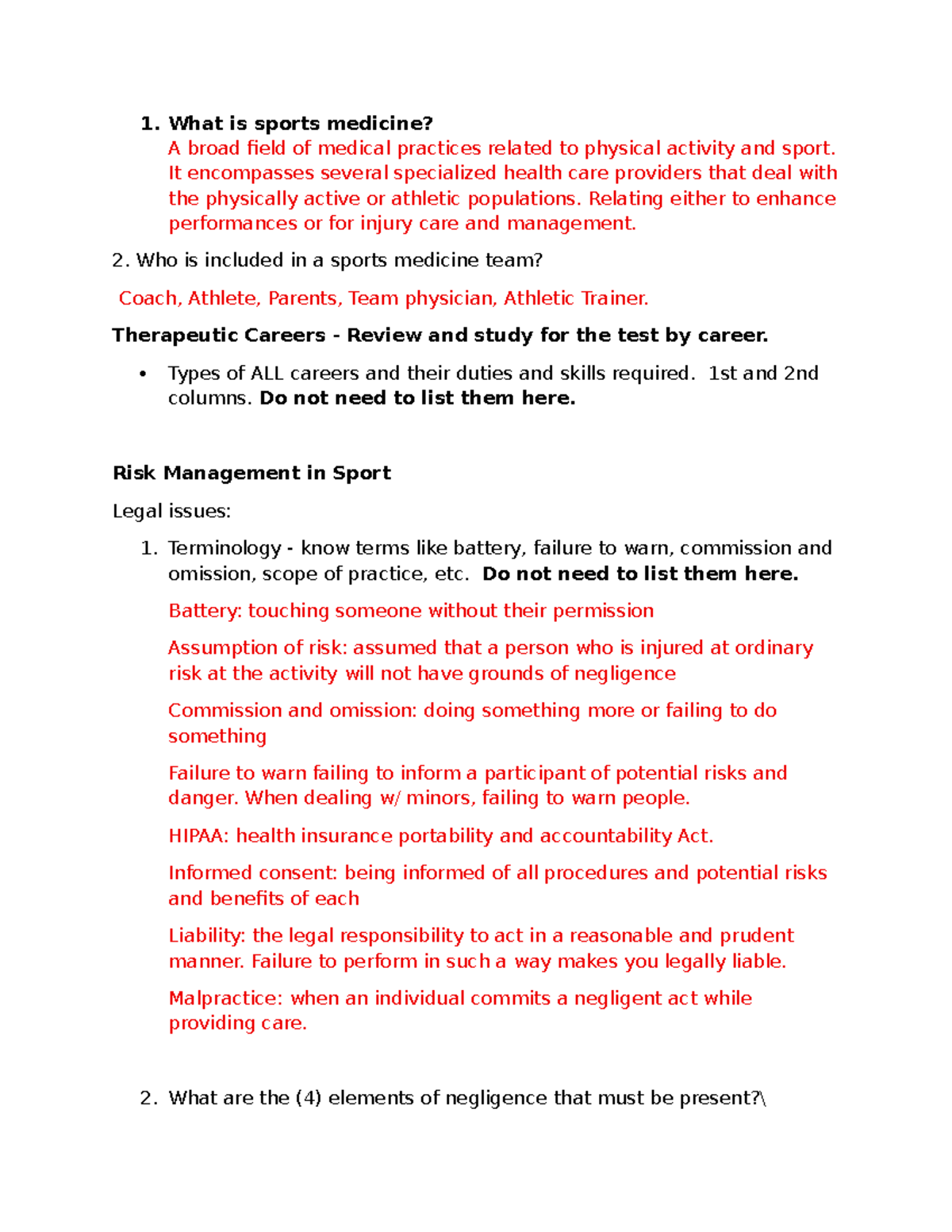 Sports Medicine Overview: Careers, Risks, Ethics, and Best Practices ...