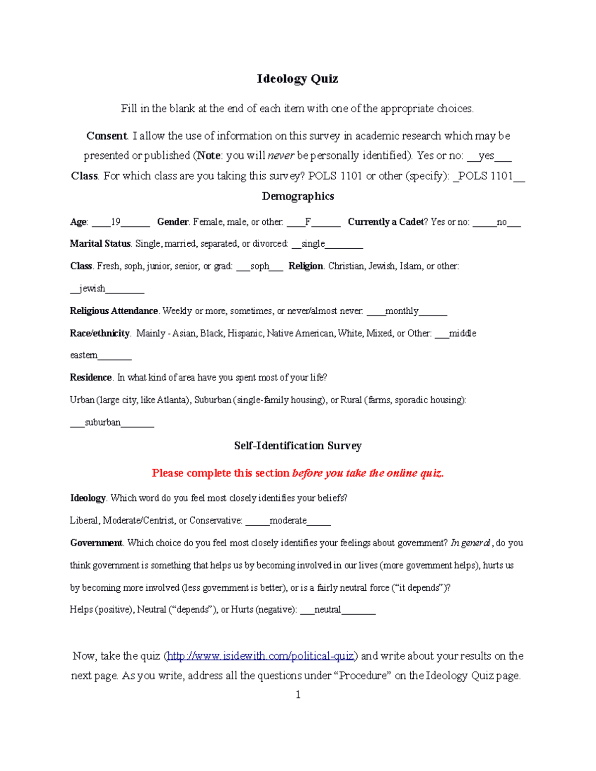 Ideology Quiz - Professor Carl Cavalli - Deprecated API usage: The SVG ...