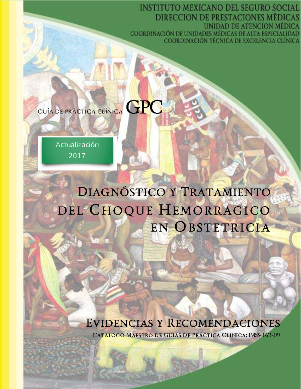 GUÍA DE PRÁCTICA CLÍNICA GPC 2017: Diagnóstico y Tratamiento del Choque ...