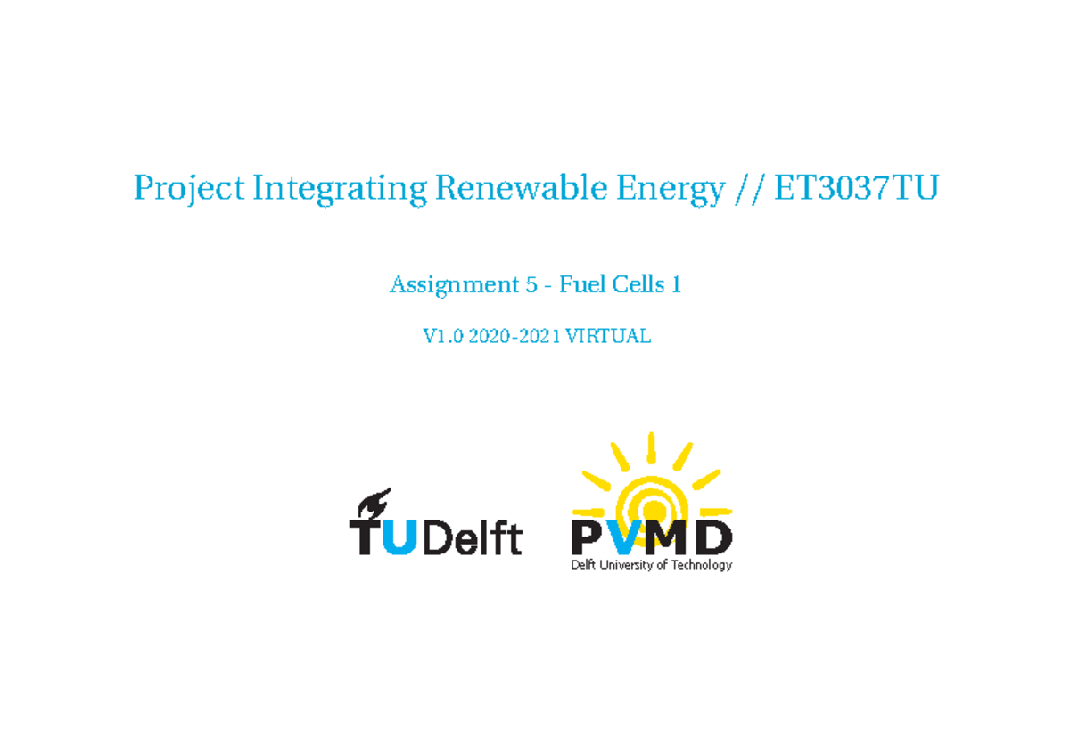 2011 06 Assignment 5-Fuel cells 1 - Project Integrating Renewable ...