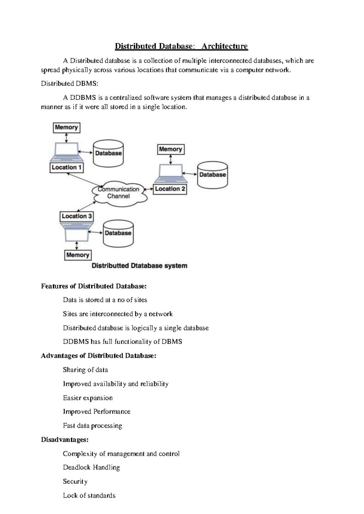 Unit 5 - DBMS: Distributed Database Architecture and Transactions - Studocu