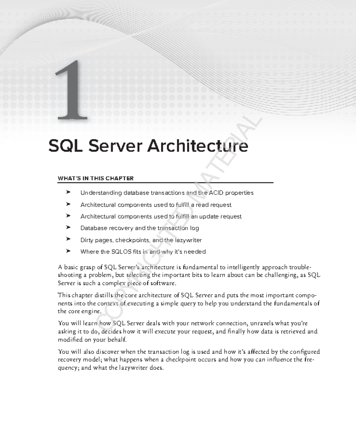 SQL Server Architecture: Understanding Core Components and Transactions ...