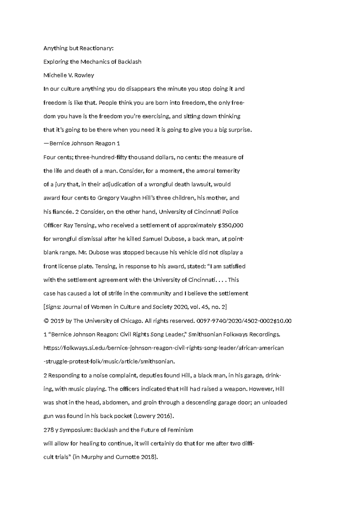 Backlash Mechanics: Understanding Racial and Gender Dynamics in Society ...